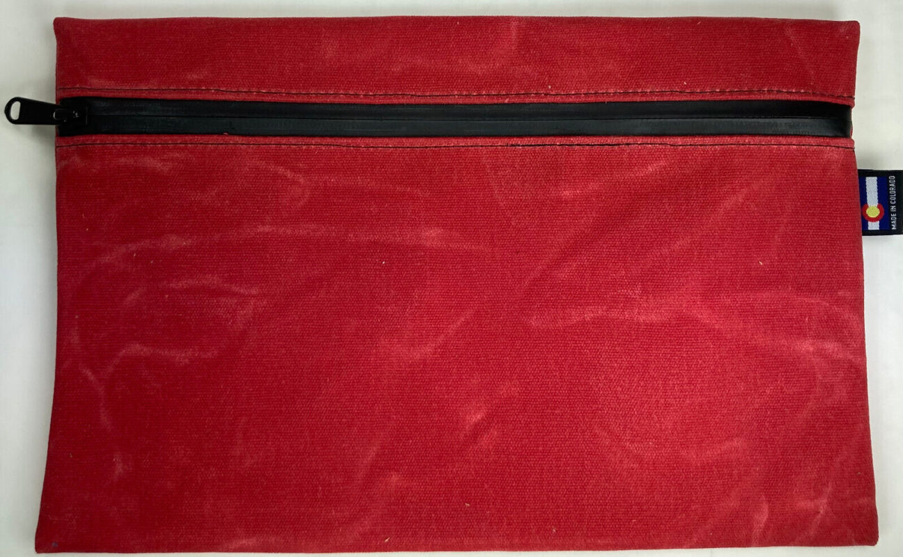 Waxed Canvas Book Pouch – Dohm Knit Hats from the Rocky Mountain Empire